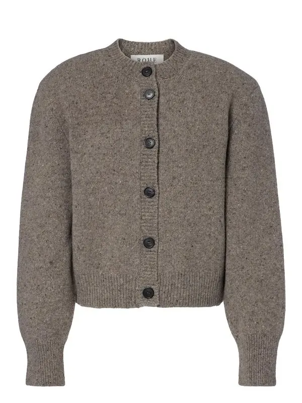 RÓHE Wool Cardigan - Grey