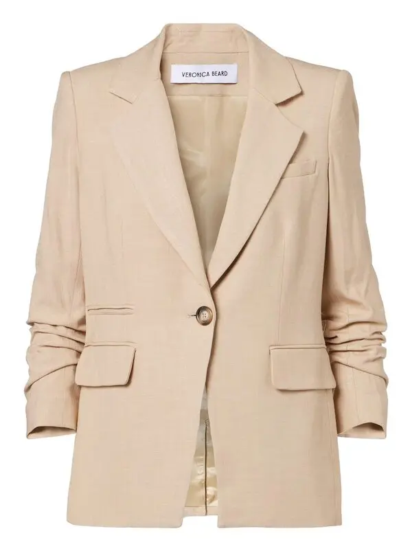 Veronica Beard Battista Blazer - Beige