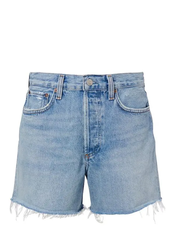 AGOLDE Nye Denim Shorts - Blue