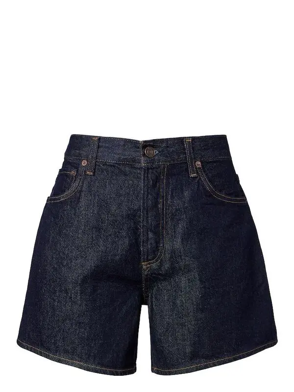 AGOLDE Leith Denim Shorts - Blue
