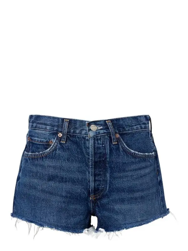 AGOLDE Parker Denim Shorts - Blue
