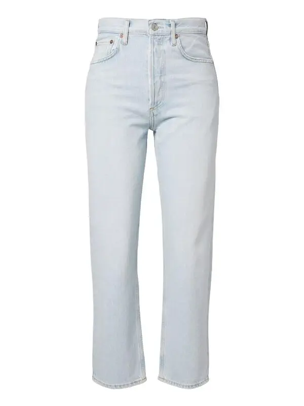 AGOLDE 90s Crop Straight-leg Jeans - Blue