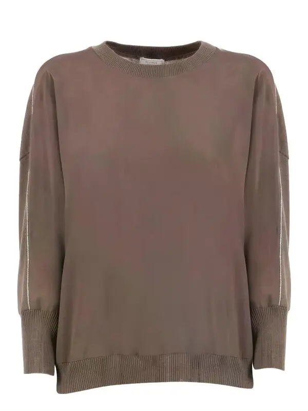 Peserico Long-sleeve Sweater - Brown