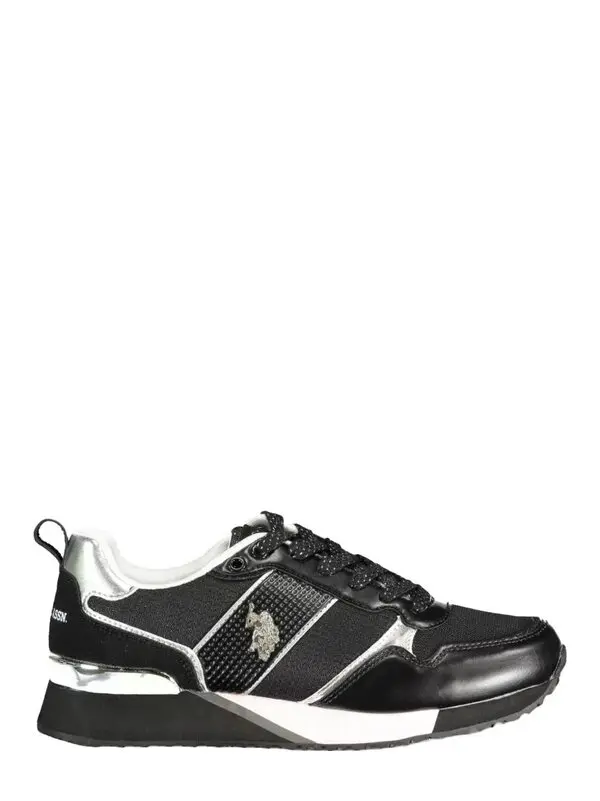 U.s. Polo Assn. Metallic Panel Sneakers - Black
