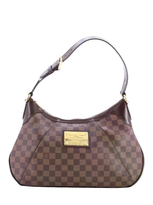 LOUIS VUITTON Thames Damier Gm Hobo Bag - Brown