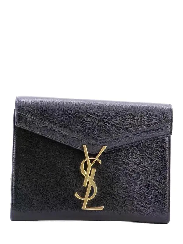 Saint Laurent Cassandra Chain Shoulder Bag Small - Black