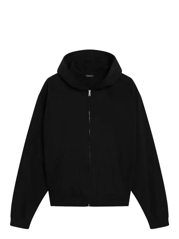 Gucci Cashmere-blend Zip Jacket With Print - Black