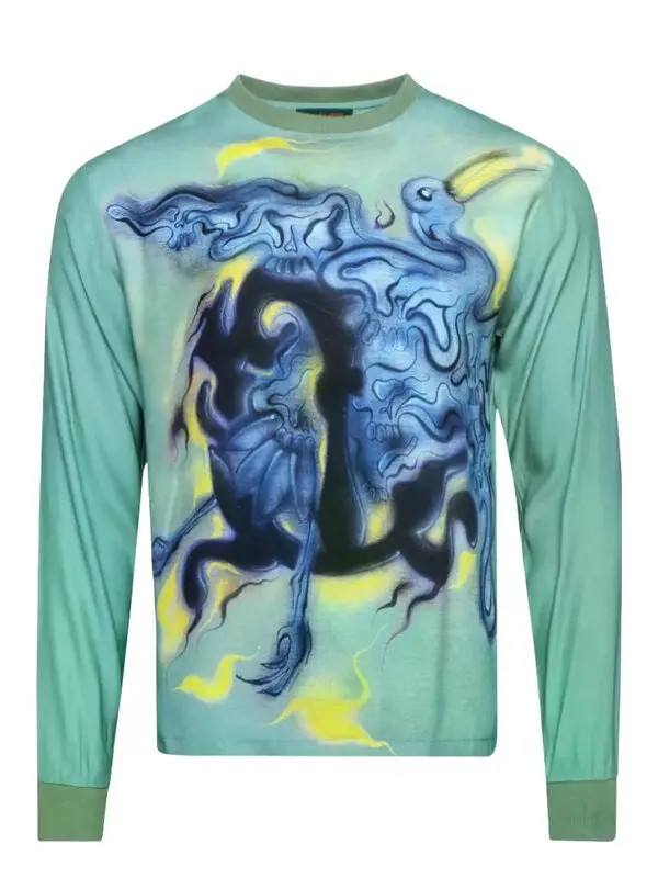 CASELLA MEYER Common Crane T-shirt - Green