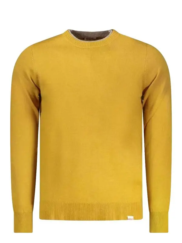 RIFLE Fine-knit Sweater - Yellow
