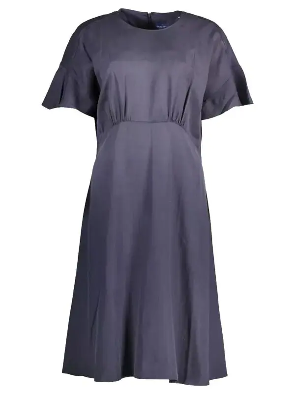 Gant Flutter-sleeve A-line Midi Dress - Blue