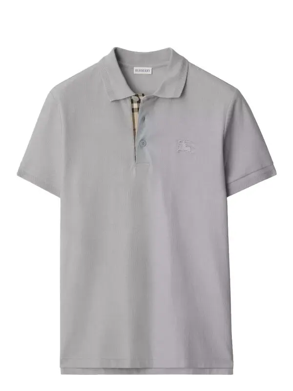 Burberry Cotton Polo Shirt - Grey