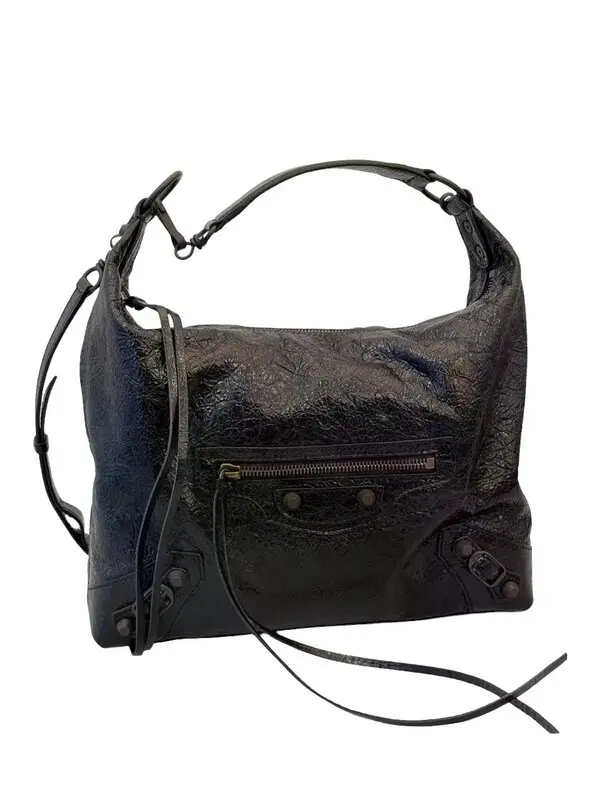 Balenciaga Small Le City Shoulder Bag - Black
