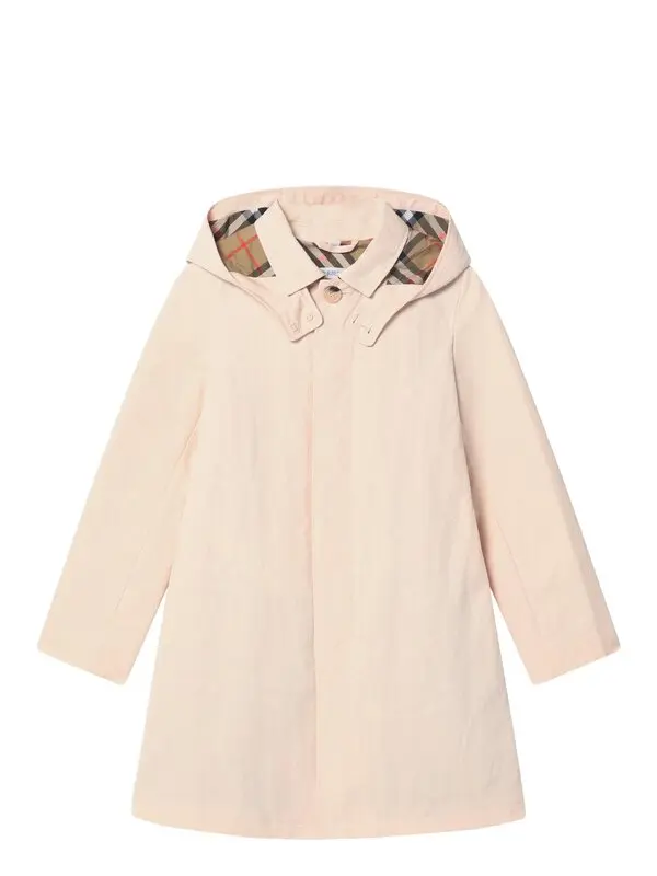 Burberry Cotton And Nylon Car Coat - Pink