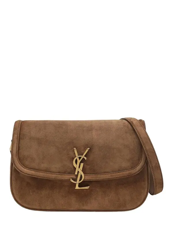 Saint Laurent Solferino Medium Shoulder Bag - Brown