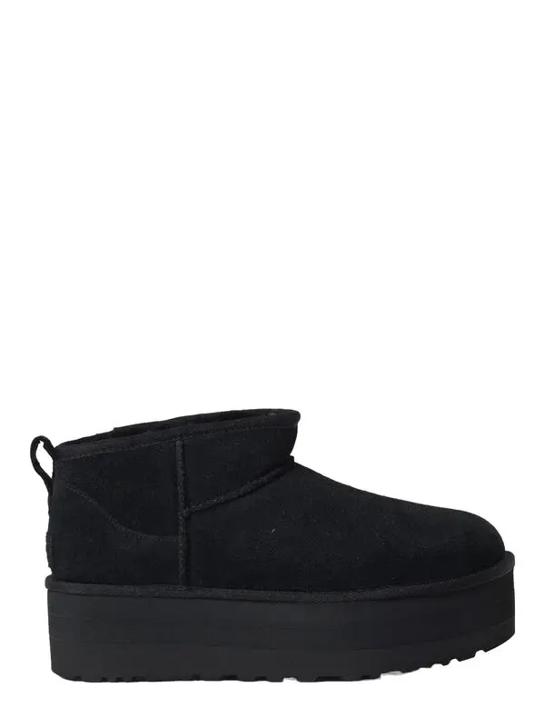 UGG Platform Ankle Boots - Black