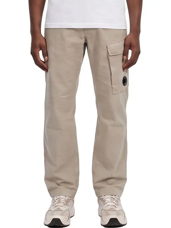 C.P. COMPANY Cotton Cargo Trousers - Nude