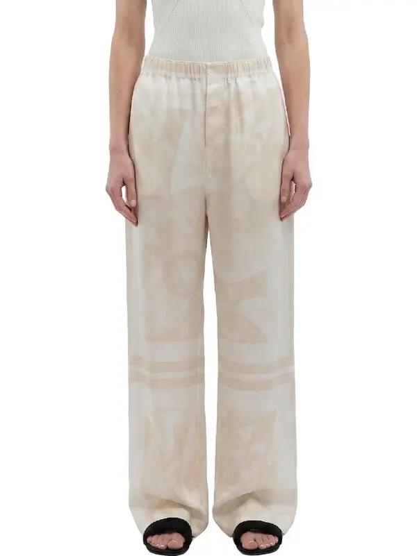 Carven Printed Pants - Natural