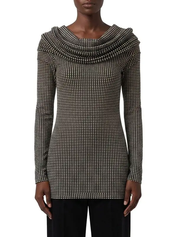 Junya Watanabe Polka Dot Jersey Top - Black