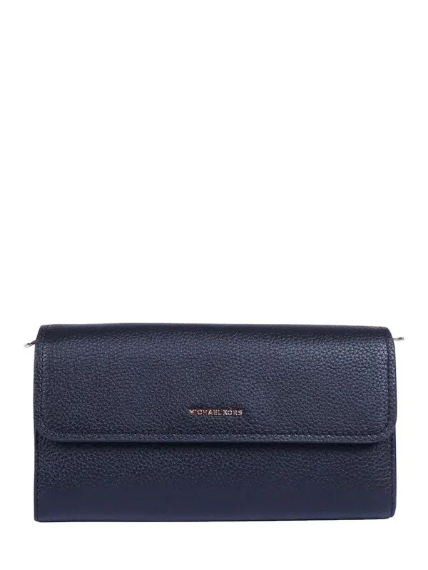 Michael Kors Textured Leather Wallet - Black