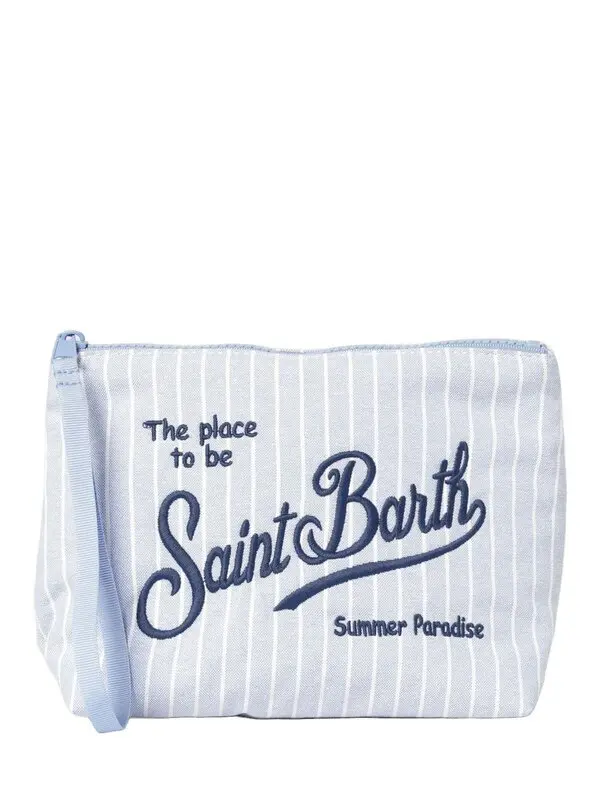 MC2 SAINT BARTH Embroidered Mini Bag - Sky Blue