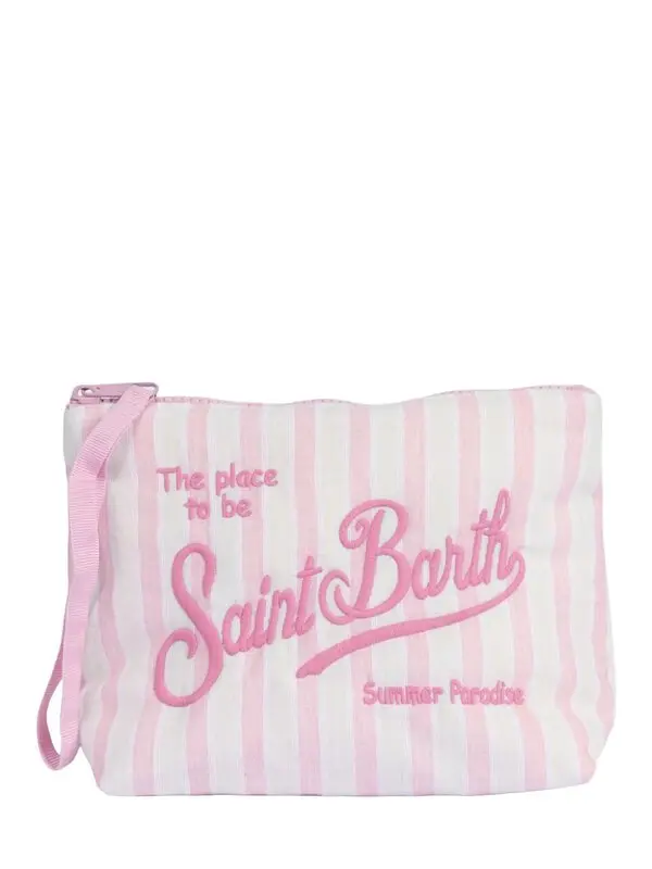 MC2 SAINT BARTH Embroidered Mini Bag - Striped