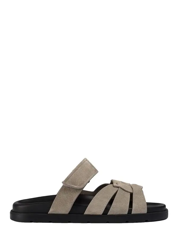 DOUCAL'S Suede Sandals - Mud