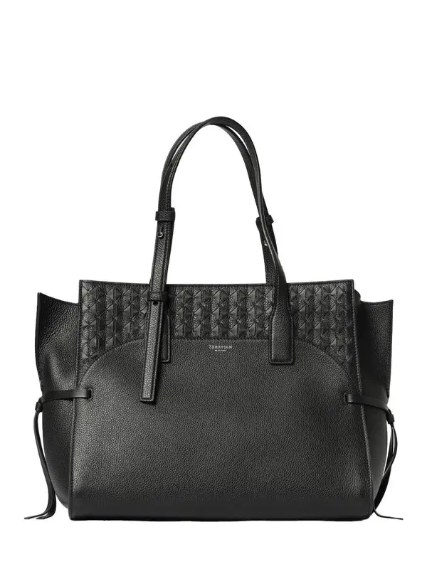 SERAPIAN Shoulder Bag - Black