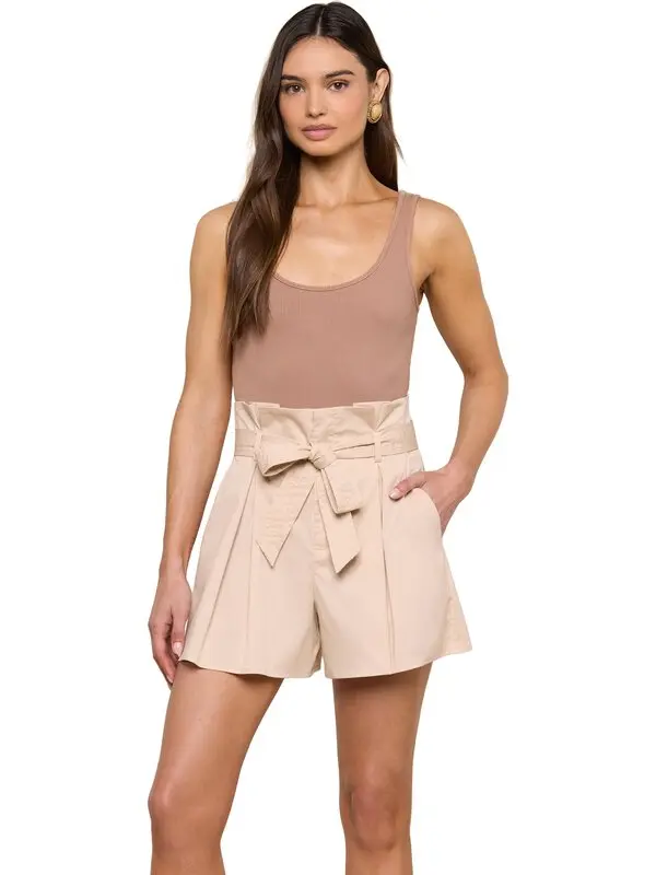 L'Agence Nica Scoopneck Bodysuit - Hazelnut
