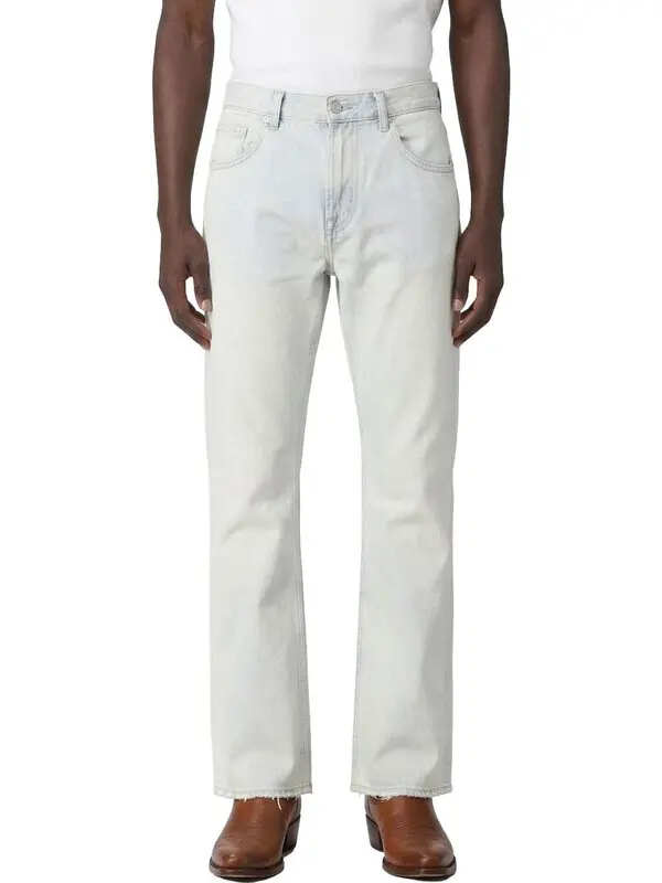 7 For All Mankind Cotton Flared Jeans - Denim