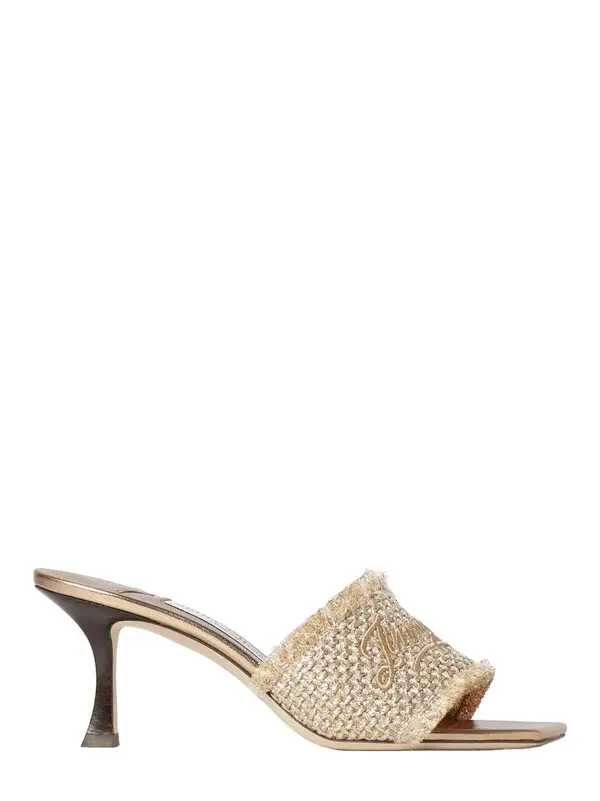 JIMMY CHOO Heeled Mules - Beige