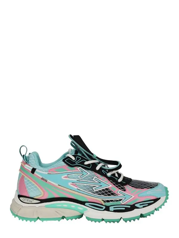 Off-White Athletic Sneakers - Gnawed Blue