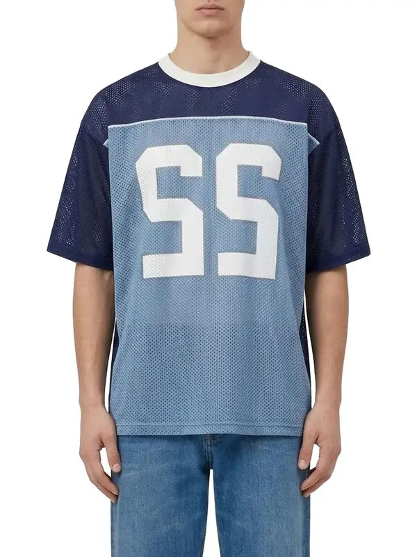 Moschino Polyester T-shirt With Slogan - Blue