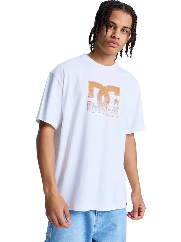 DC SHOES Dc Star Oxidized Heritage Short Sleeve Tees - White