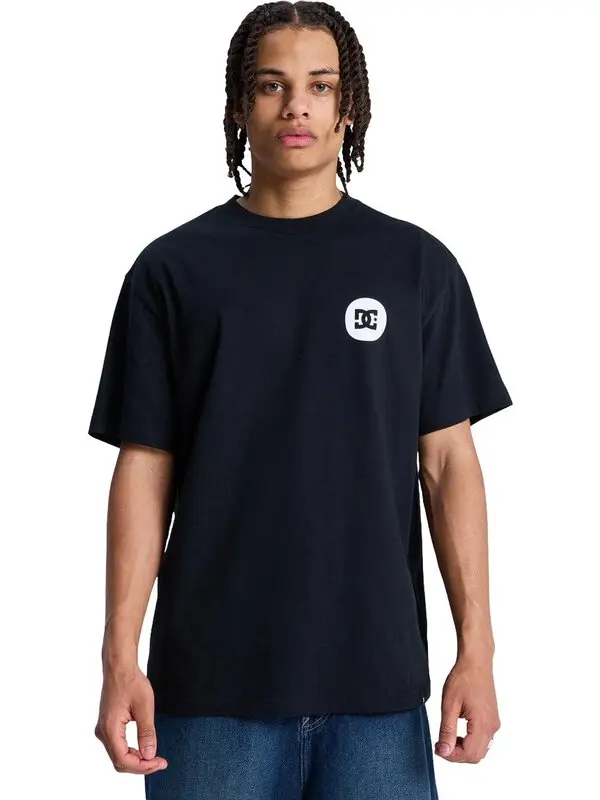 DC SHOES Shape Or Destroy Heritage Short Sleeve Tee - Black