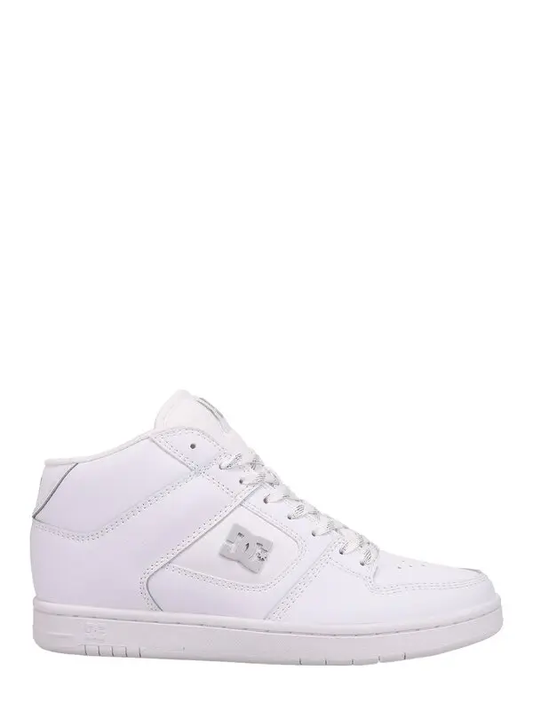 DC SHOES Manteca 4 Hi High-top Sneakers - Mid Wht/wht/slv White Silver