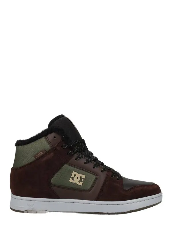 DC SHOES Manteca 4 Hi High-top Shoes - Brn/blk/grn Brown/blk/green