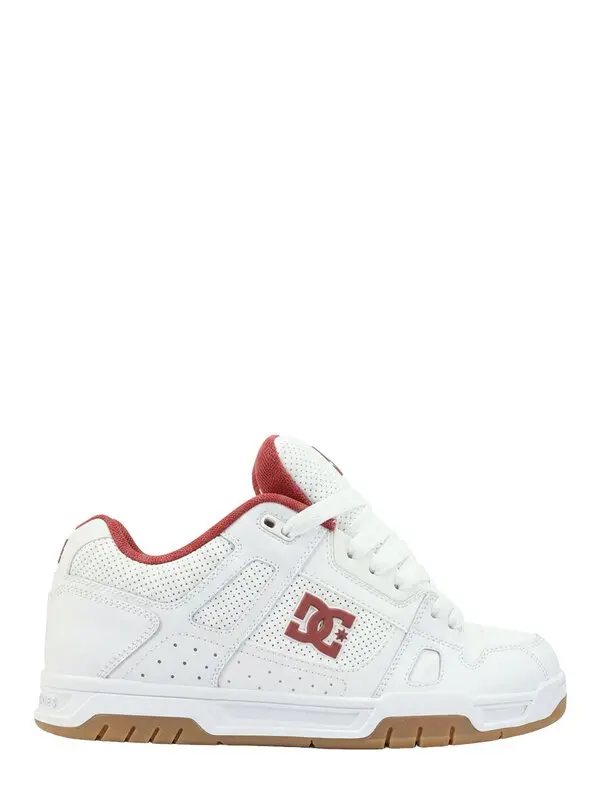 DC SHOES Stag Shoes - White/red/gum