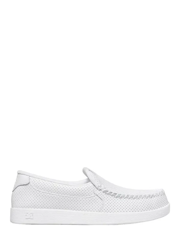 DC SHOES Villain Slip-on Shoes - White (103)