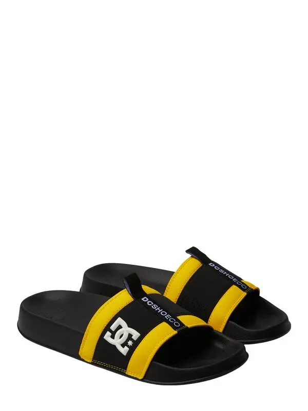 DC SHOES Lynx Slides - Black/black/yellow (xkky)