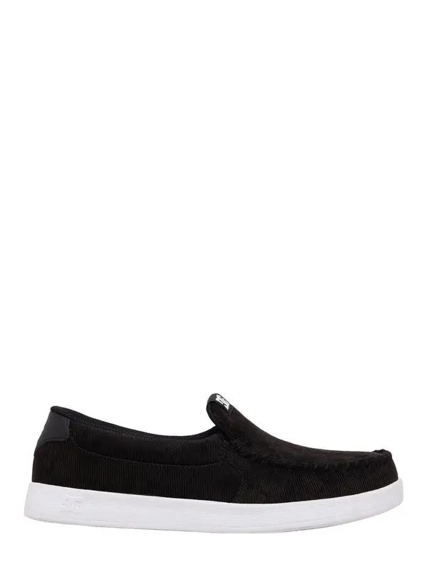 DC SHOES Villain Slip-on Shoes - Black/black/white (xkkw)