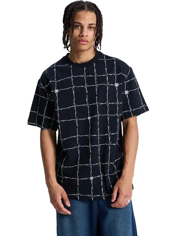 DC SHOES Dc Wired Resort Heritage Short Sleeve Shirt - Black