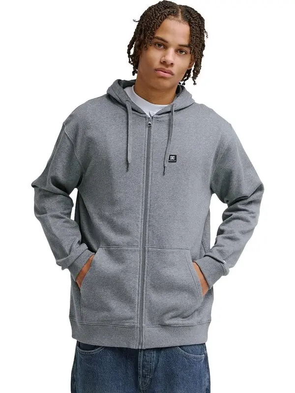 DC SHOES Lorion Zip Hoodie - Dark Grey Heather