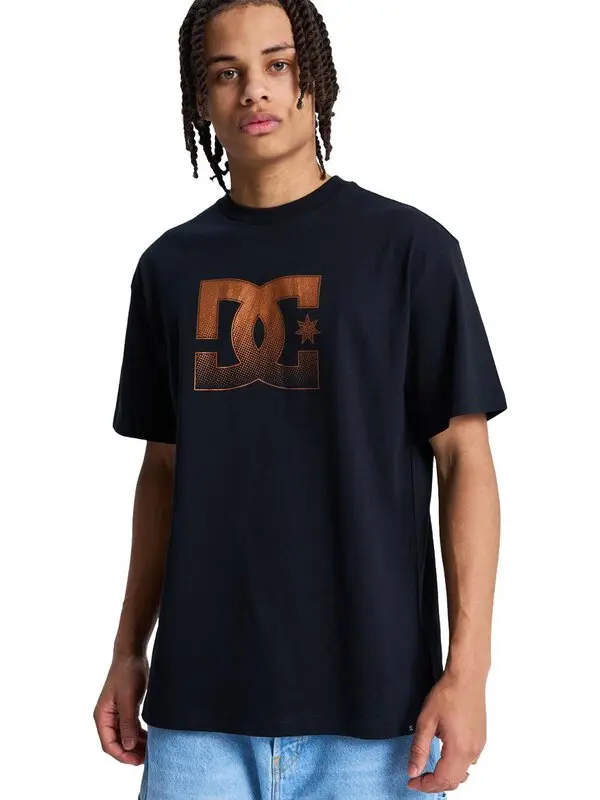 DC SHOES Dc Star Oxidized Heritage Short Sleeve Tees - Black