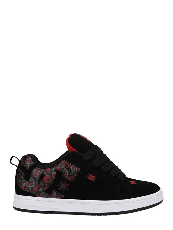 DC SHOES Court Graffik Shoes - Black/grey/red/print