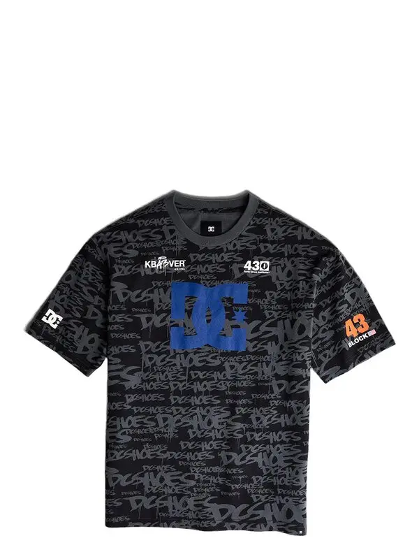 DC SHOES Block43 Hss T-shirt - Anthracite