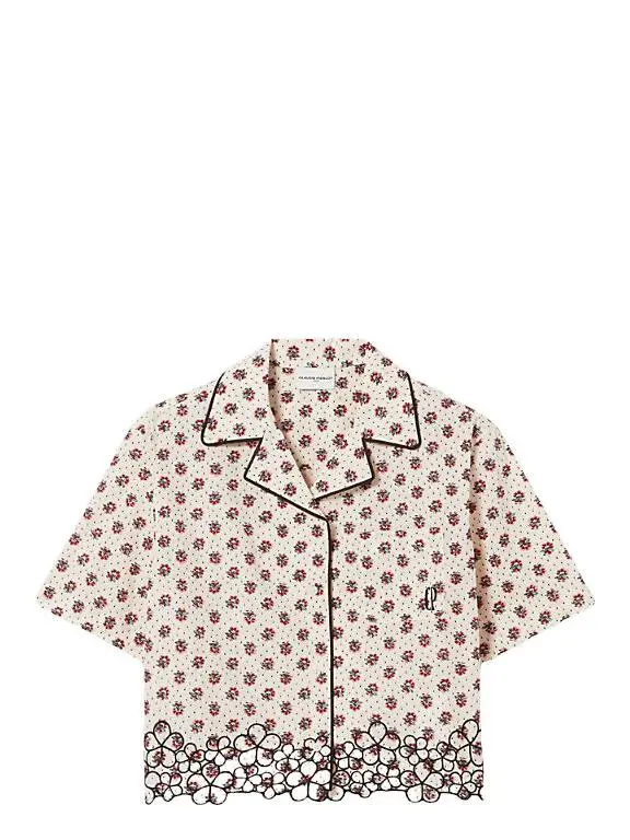 Claudie Pierlot Floral-print Cotton Shirt - Light Print
