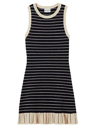 Claudie Pierlot Striped Sleeveless Knitted Mini Dress - Multicolored
