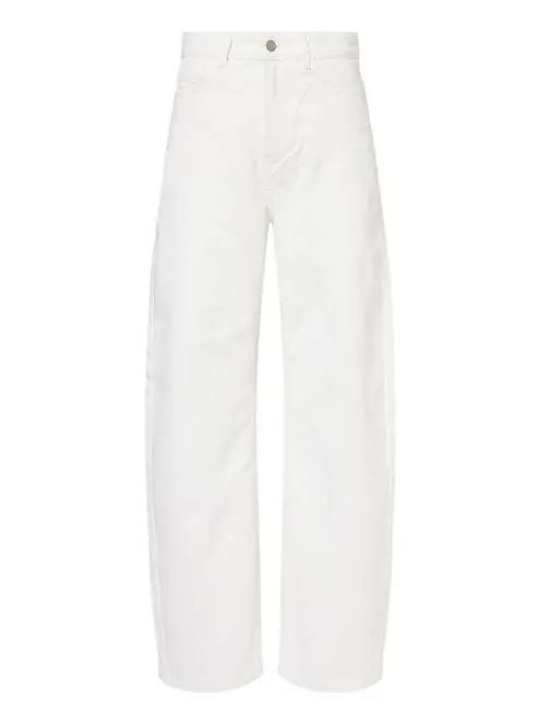 THE FRANKIE SHOP Nelton Barrel-leg Denim Jeans - White