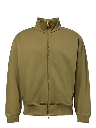 THAMES Conrad Tracker Zip-up Track Jacket - Olive Green