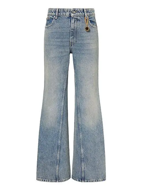 Stella McCartney Bootcut Denim Jeans - Mid Blue